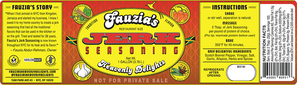 Sauces And Seasonings Specialty Food Labels